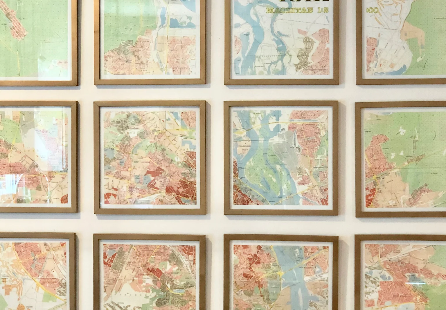 Make Maps Into Art - Kerith House